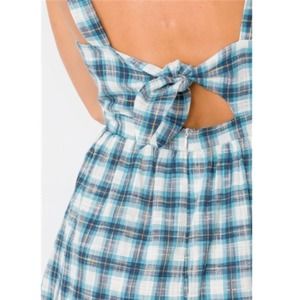 Gilli | Dresses | Nwt Plaid Cut Out Back Sundress | Poshmark